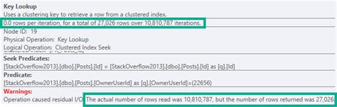 Interpreting Key Lookups In Sql Server Query Plans Can Be Tricky Darling Data