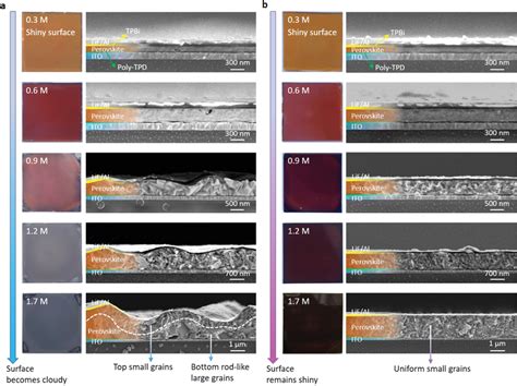 Morphology Of The Perovskite Films Using Volatile Toluene And