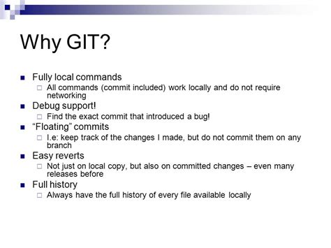 Git What How And Why Part 1 Basics What Do I Know About Git