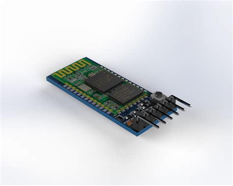 蓝牙模块 Hc 05solidworks 2018模型图纸下载 懒石网