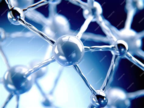 Premium Ai Image Abstract Atom Structure For Science And Medicine