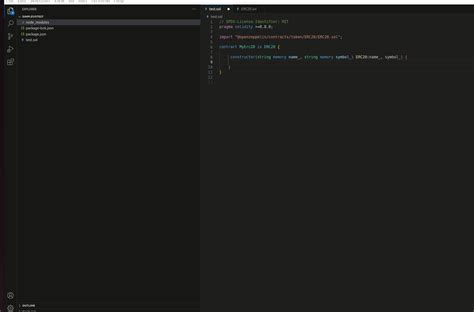 Support Openzeppelin Contracts With Default Settings · Issue 178 · Juanfranblancovscode