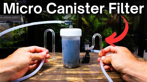 How To Make A Mini Canister Filter For Nano Aquariums Youtube