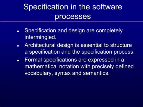 Formal Specifications In Formal Methods Ppt