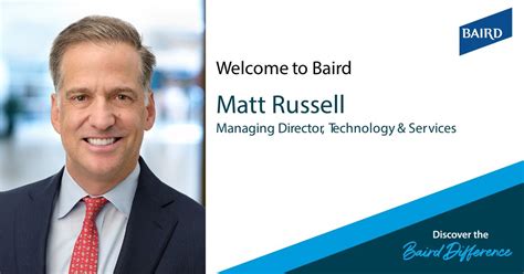 Matt Russell On Linkedin Baird Global Investment Banking Adds Matt Russell To Global Technology
