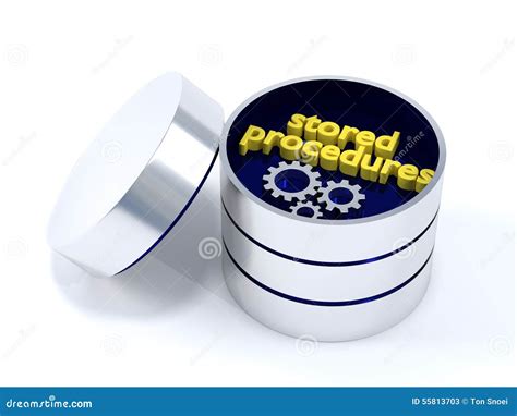 Stored Procedures Stock Illustration Illustration Of Database 55813703