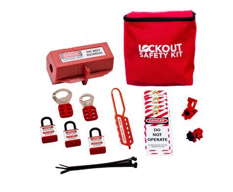 Personal Lockout Tagout Kit Portable Fabric Pouch