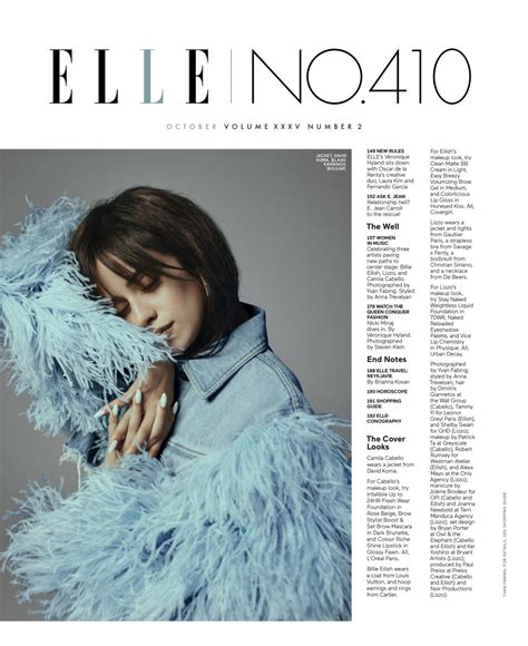 Camila Cabello Elle Us October 2019 Issue • Celebmafia