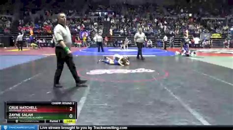 69 Lbs Champ Round 2 Crue Hatchell Southside Outlaws Wc Vs Zayne Salah Elevate Wrestling