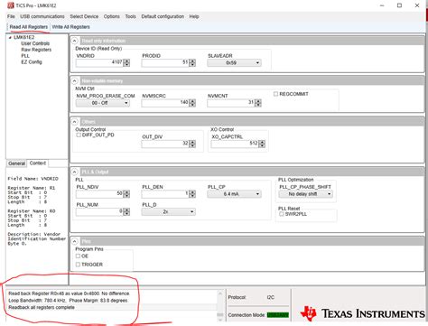 LMK E EVM When Programming Using Oscillator Programming Tool Part S No Longer Output Clock