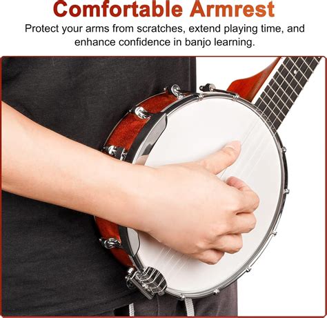 Vangoa Tenor Banjos 5 String Closed Solid Back 26 India Ubuy