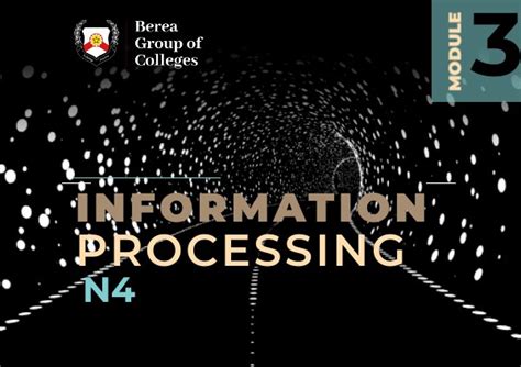 Information Processing N4 Module 3 Number Paragraphs By E Publishing Flipsnack