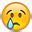😢 Crying Face Emoji On Apple Iphone Os 2 2