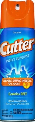Unscented Cutter Insect Repellent Aerosol Spray Ounce Pack Of