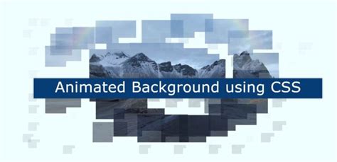 20 Css Animated Backgrounds Effects Code Demo