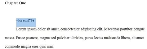 Setting Up Automatic Numbered Chapters In Ms Word Olivia Blacke