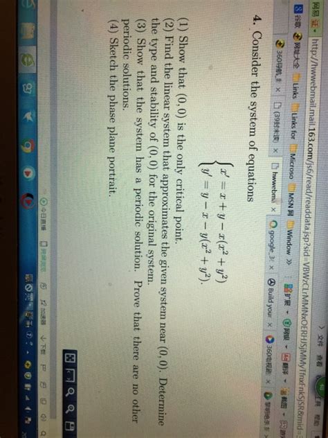 Solved Consider The System Of Equations {x X Y X X 2