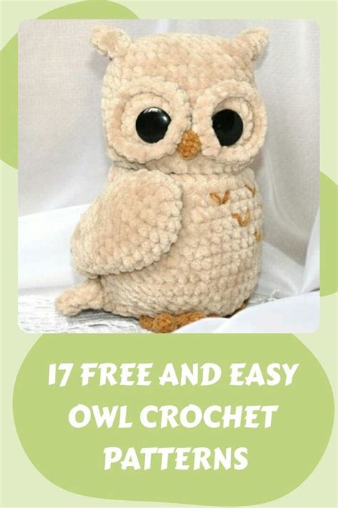 17 Owl Crochet Patterns Easy And Free Owl Crochet Projects