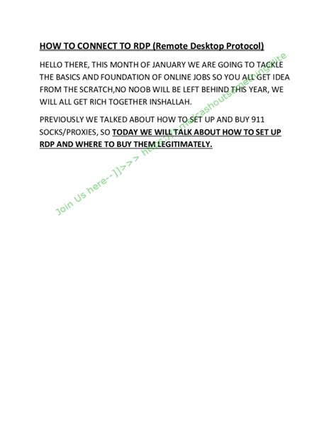 How To Connect To Rdp Tutorial 3
