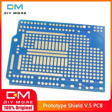 Original Diymore Prototype Pcb Board For Arduino Uno R3 Shield Board Fr 4 Fiber 2mm 254mm Pitch