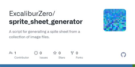 GitHub ExcaliburZero Sprite Sheet Generator A Script For Generating A Spite Sheet From A