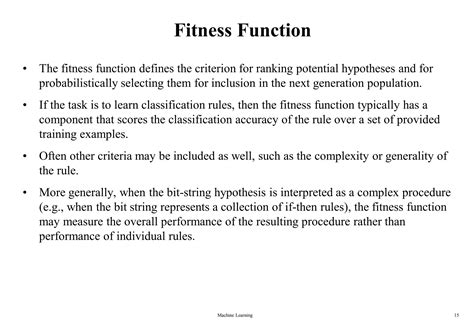 Genetic Algorithm In Machine Learning By Tom Mitchel Pdf