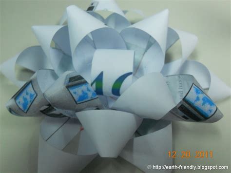 DIY Gift Ribbon Using Paper Saving The World One Day At A Time