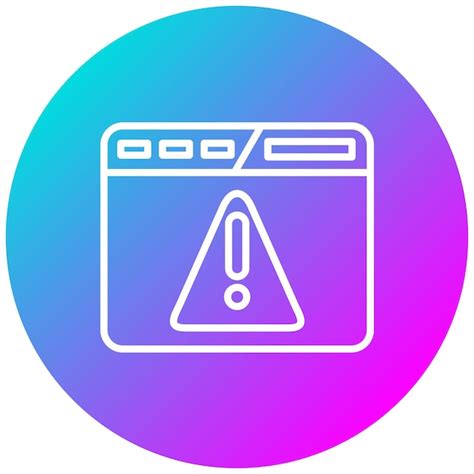 Premium Vector Web Alert Vector Illustration Style