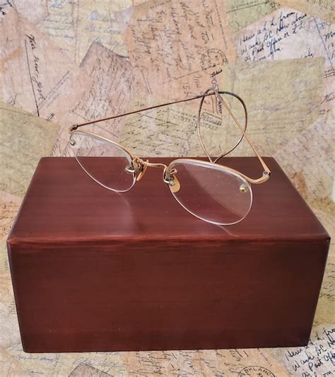 Vintage Reading Glasses Bi Focals Gem