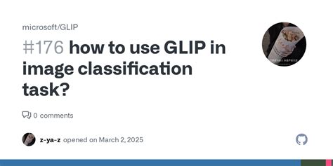 How To Use Glip In Image Classification Task · Issue 176 · Microsoft