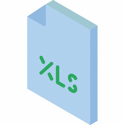 Excel File Folder Iso Isometric Icon Download On Iconfinder