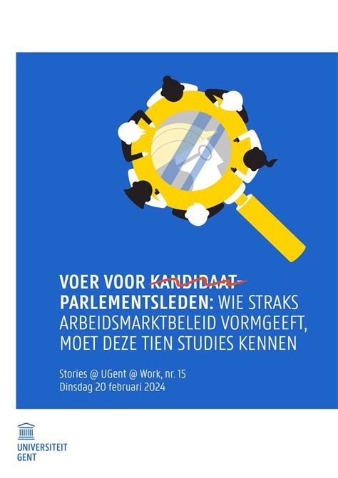 Verkiezingen Arbeidsmarktbeleid Arbeidsmarkt Vlaanderen Stijn
