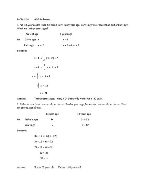 Module 4 More Problems Pdf Prices Interest