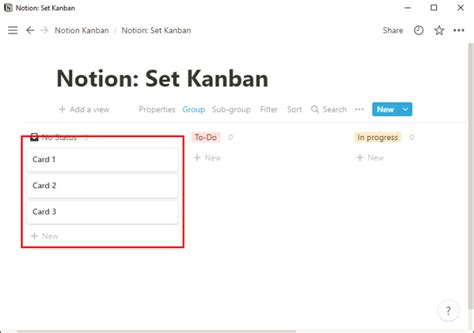 How To Setup A Kanban Board In Notion