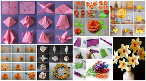 Step By Instructions For Making Paper Flowers Best Flower Site
