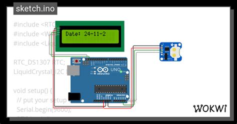Jam Digital时间显示 Wokwi Esp32 Stm32 Arduino Simulator
