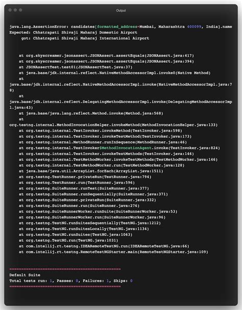 Comparing Json Responses Using Jsonassert Library Lenient Mode