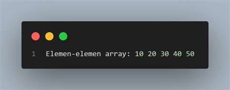 Mengenal Dan Memanipulasi Array Dalam C