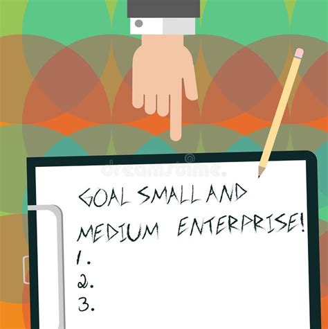 Conceptual Hand Writing Showing Goal Small And Medium Enterprise Business Photo Text Sme Growth
