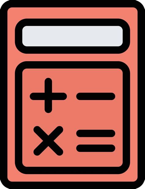 Calculator Vector Icon Design Illustration 13922273 Vector Art At Vecteezy