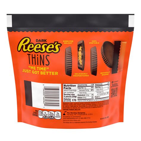 Reeses Dark Chocolate Peanut Butter Cups Candy Same Day Delivery