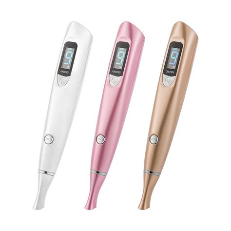 9 Нива Писалка за премахване на бенки със стерилизация Синя светлина Йонна карбонизация Текуща