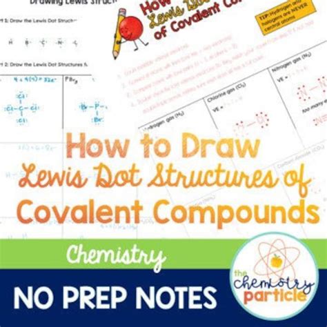 How To Draw Lewis Dot Structures Of Compounds Notes Etsy