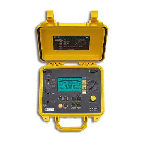 Buy Chauvin Arnoux Ca6547 Digital Megohmmeter