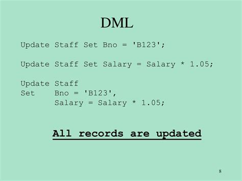 Ppt Sql Ddl And Dml Powerpoint Presentation Free Download Id6363447