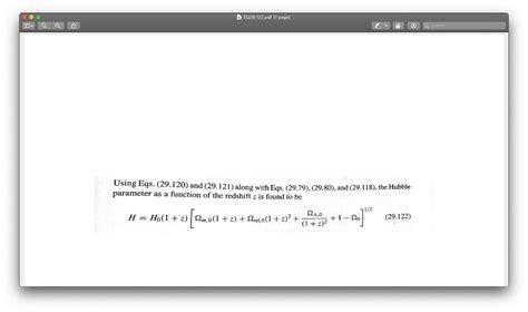 Solved Use Eq 29122 And Make A Plot Showing Hubble