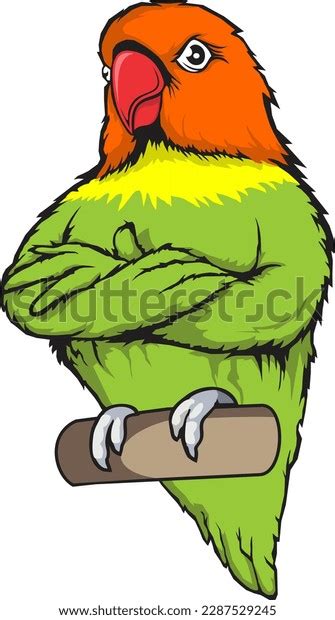 illustration lovebird vector based stock illustration 2287529245