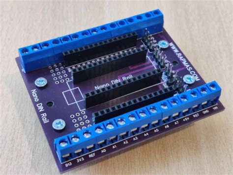 Arduino Nano Din Rail Adapter Rapmas