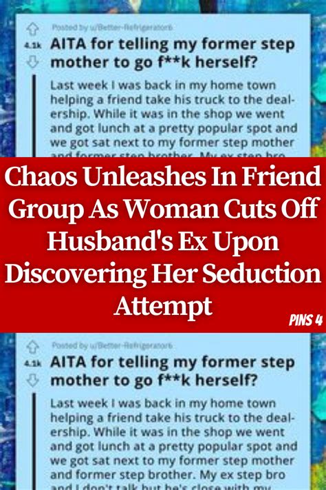 Chaos Unleashes In Friend Group As Woman Cuts Off Husband S Ex Upon Discovering Her Seduction