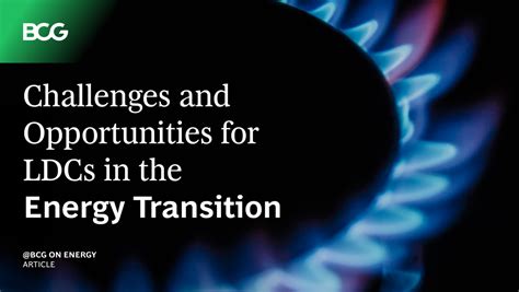 Challenges For Ldcs In The Energy Transition